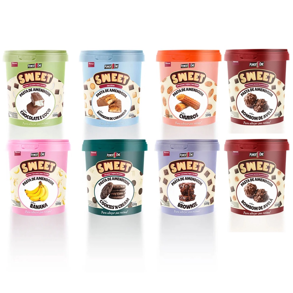 Pasta de Amendoim Power One Sweet | Shopee Brasil Pasta de Amendoim Power One Sweet | Shopee Brasil