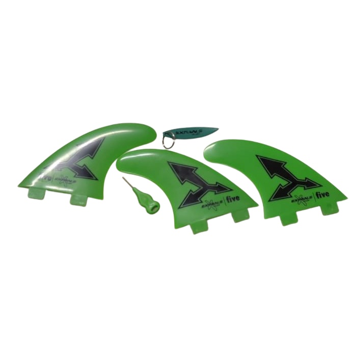 Quilha Para Prancha De Surf Expans Fsc1 Five Verde + Chave + Brinde ...