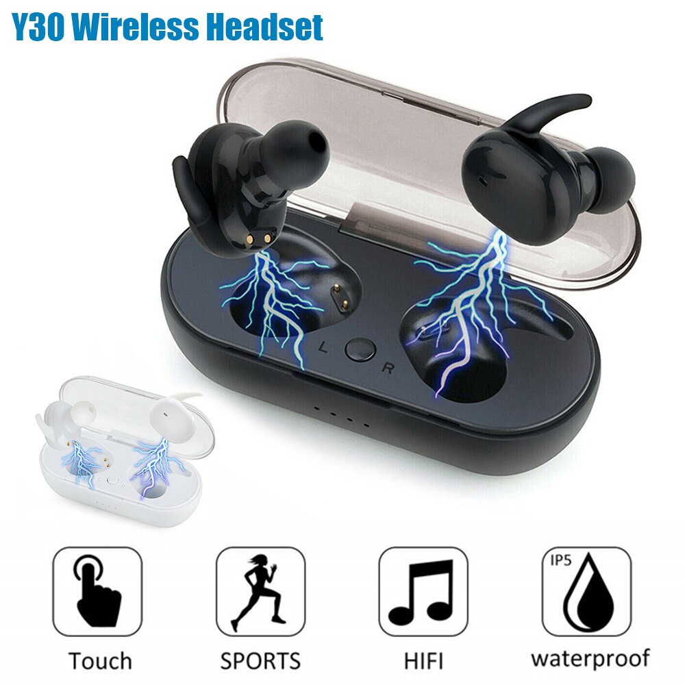 TWS Y30 wireless Bluetooth earphones Sports Wireless Bluetooth 5.0 ...