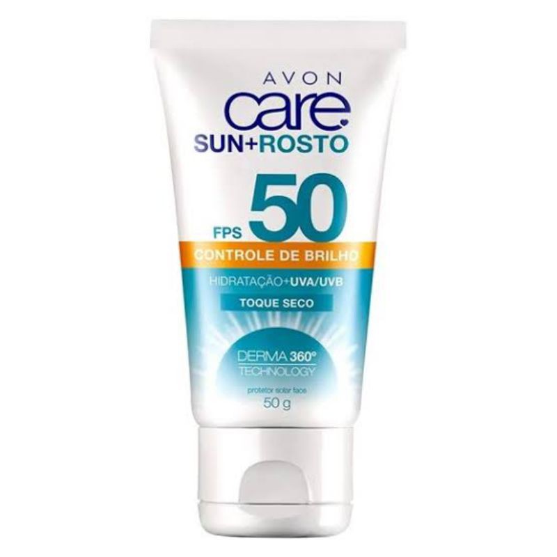 PROTETOR SOLAR FPS 50 AVON CARE SUN+ ROSTO | Shopee Brasil