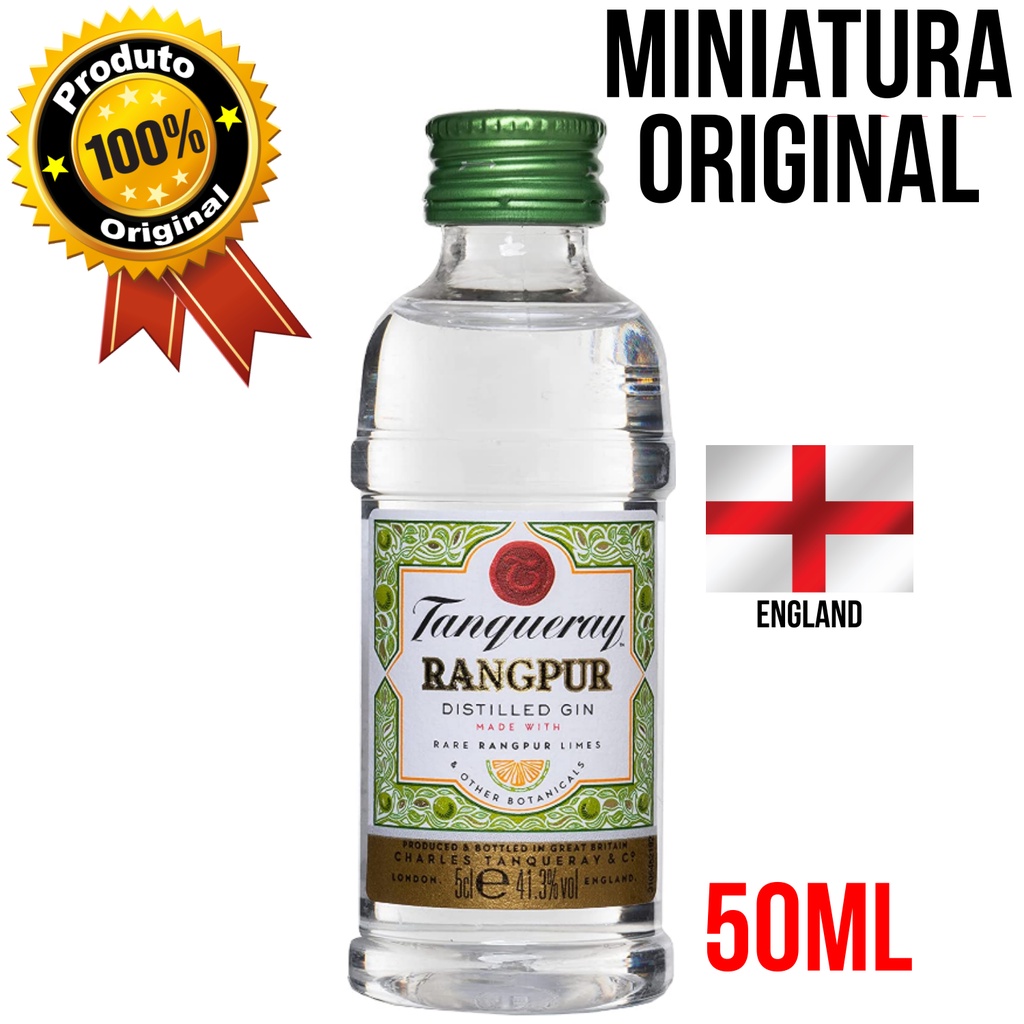Mini Gin Tanqueray Rangpur 50ml Importado Original Miniatura Original ...