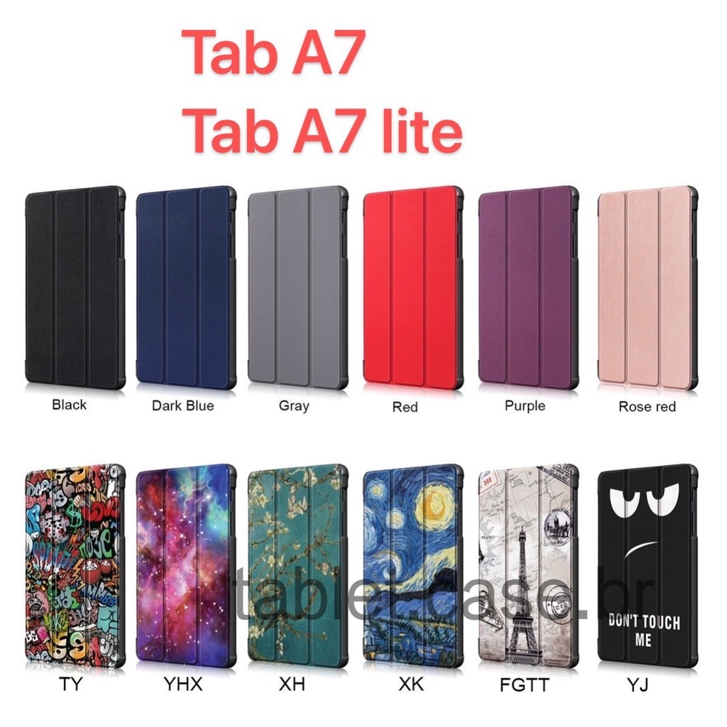 Capa Samsung Galaxy Tab A7 10.4 polegada SM T500 T505 | TAB A7 lite 8.7 pol T220 T225 case Couro ...