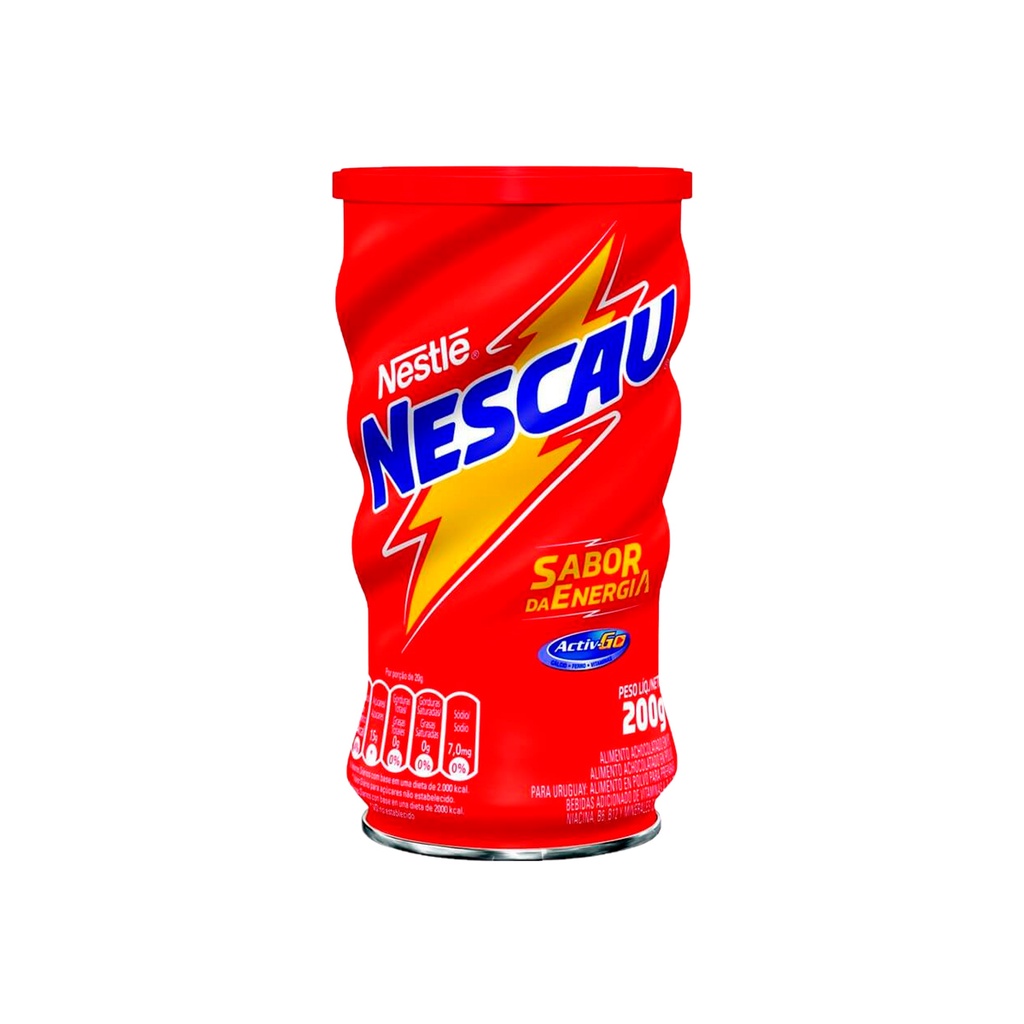 Achocolatado Em Pó Nescau Nestle Lata 200g | Shopee Brasil