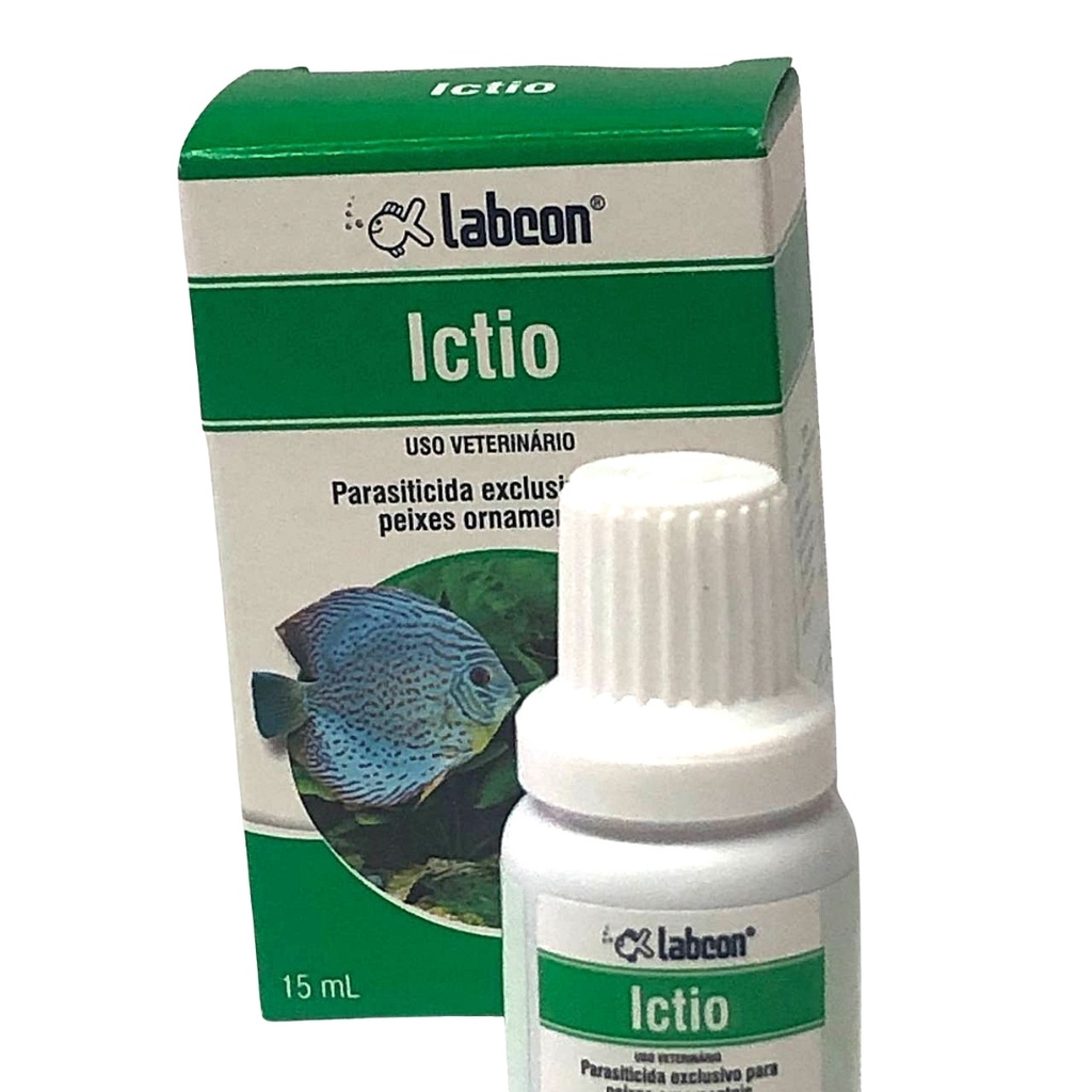 Alcon Labcon Ictio 15ml Parasiticida Tratamento Ictio | Shopee Brasil