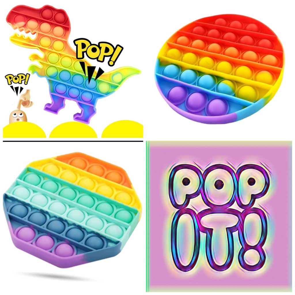Pop It Brinquedos Bolha Push Pop Its Colorido Tiktok Pop it Fidget ...