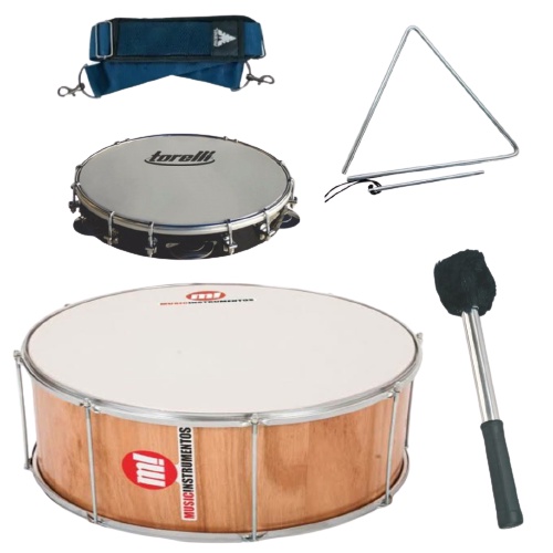 zabumba kit forro baiao com 3 instrumentos | Shopee Brasil
