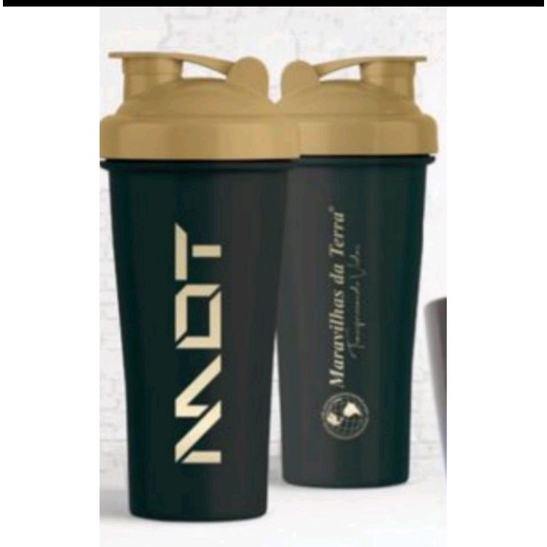 Shakeira MDT Preto com Dourado 600ml | Shopee Brasil