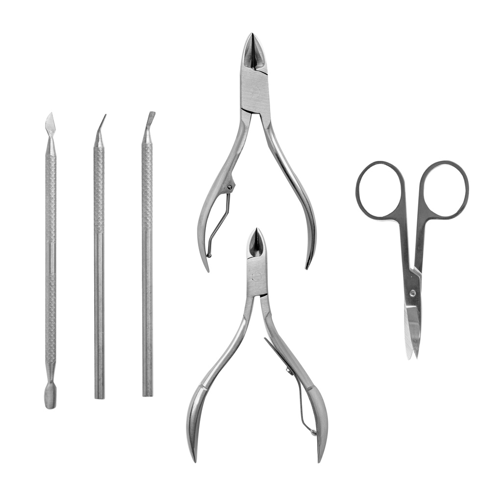Kit *Alicate De Unha E Cuticula Profissional Inox Ibela | Shopee Brasil