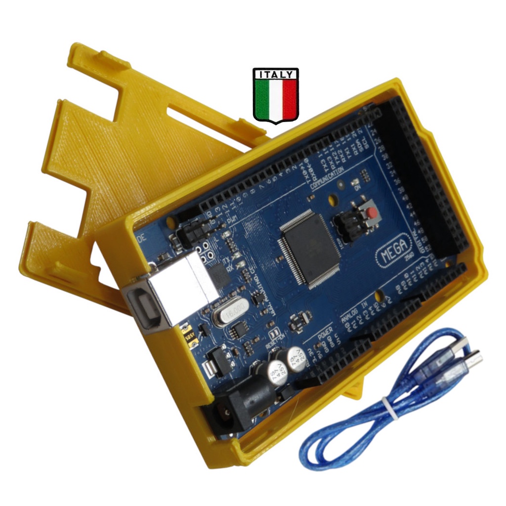 Kit Italy Com Placa Para Arduino Mega 2560 R3 Atmega2560-16u + Case 3D ...