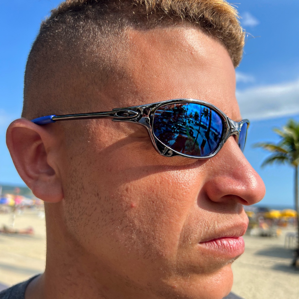 Óculos Oakley Juliet Metal Óculos de Sol Uv - Escorrega o Preço