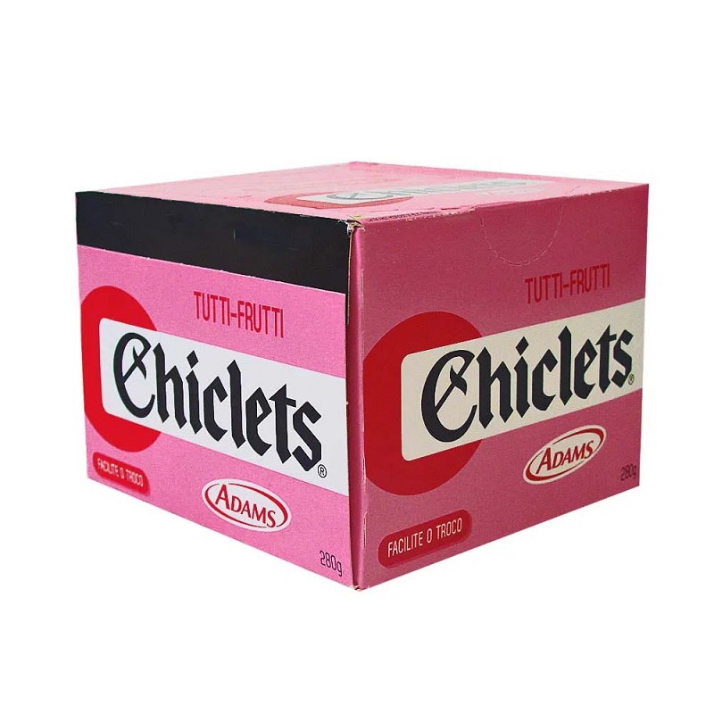 CHICLE ADAMS TUTTI FRUTTI 100UNIDADE | Shopee Brasil