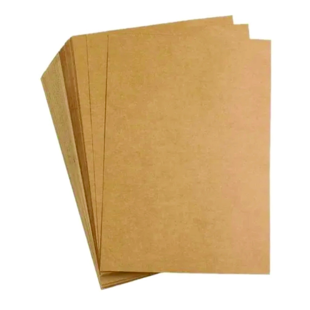 50 folhas natural papel Kraft craft 360g a4 artesanato etc papel grosso ...