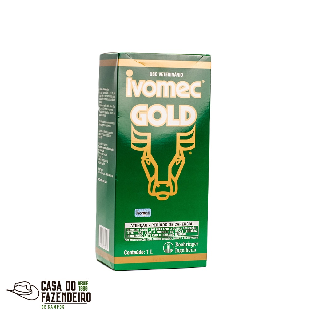 Ivomec Gold 1 Litro - ivermectina | Shopee Brasil