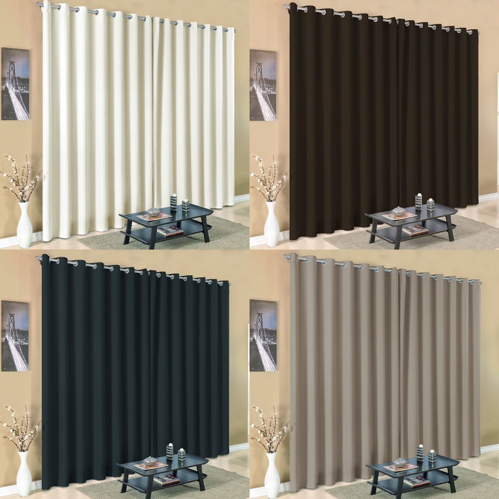 Cortina Blackout Blecaute Em Tecido 2 80 M X 1 30 M Desconto No Pre o