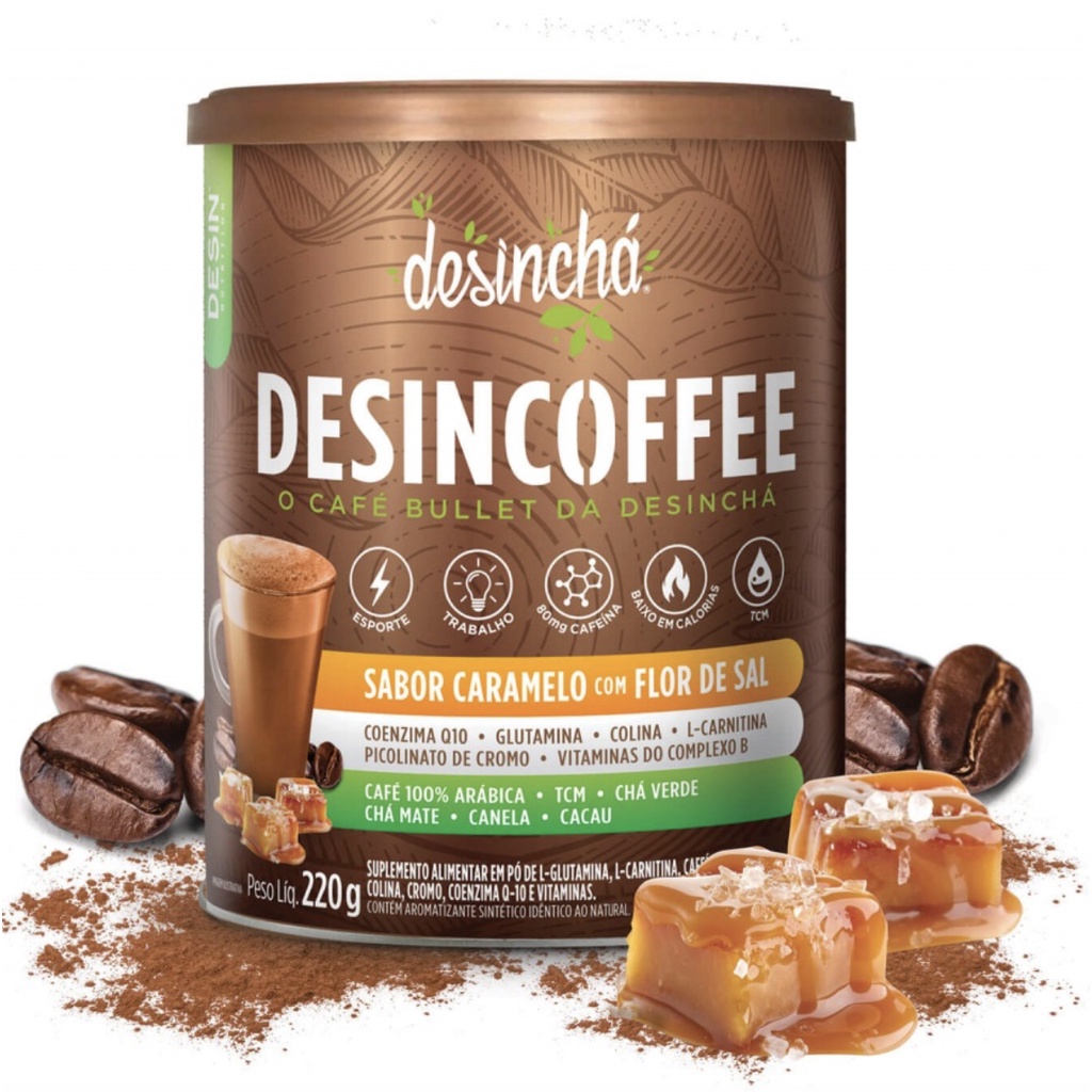 Desincoffee Caramelo com Flor de Sal | Shopee Brasil