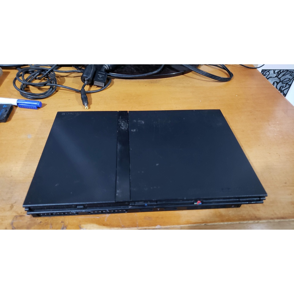 * Leia A Descrição* Playstation 2 Fat Tijolão Desbloqueado Scph-50001 ...