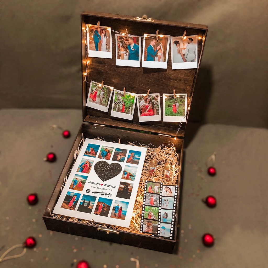 Caixa Amor 4 / Presente Personalizável para Namorados ou Amigos com ...