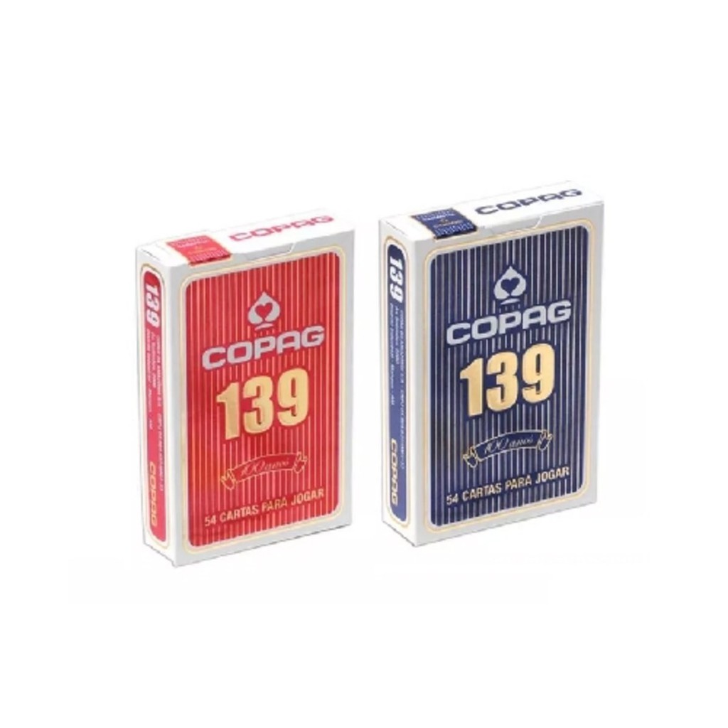 Jogo Cartas Baralho Truco Poker Blister Copag 139 55 Cartas ORIGINAL E ...