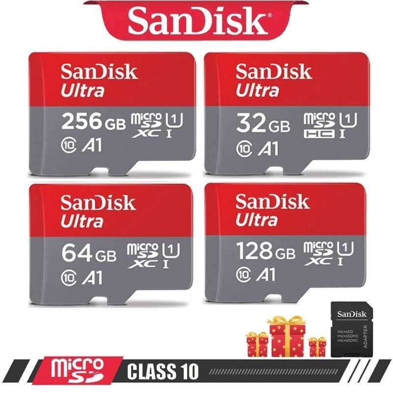 Cartão de Memoria 100% Original 16gb 32gb 64gb 128gb Sandisk Micro Sd Ultra Classe 10 100mbs ...