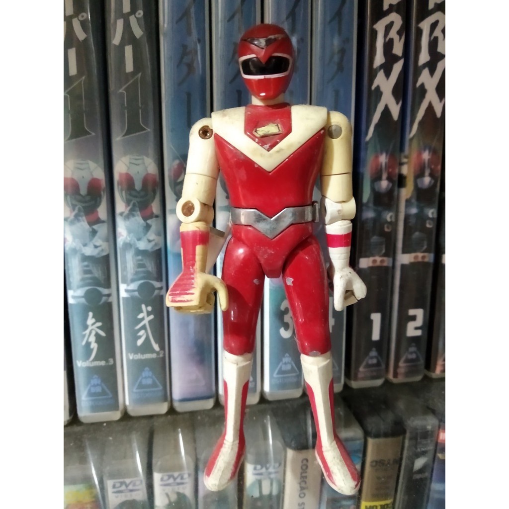 Maskman Red Mask Chogokin Bandai Boneco Figura Sentai | Shopee Brasil