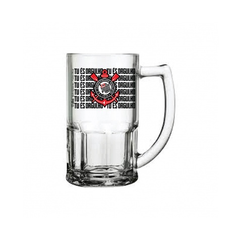 Caneca Vidro Chopp Cerveja Bristol 340ml Luva Corinthians | Shopee Brasil