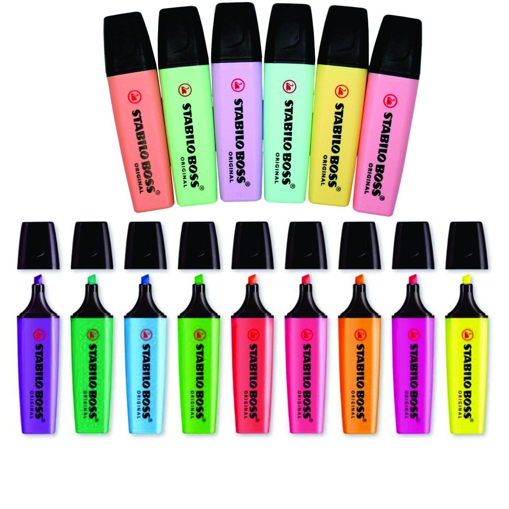 MARCA TEXTO STABILO BOSS | Shopee Brasil