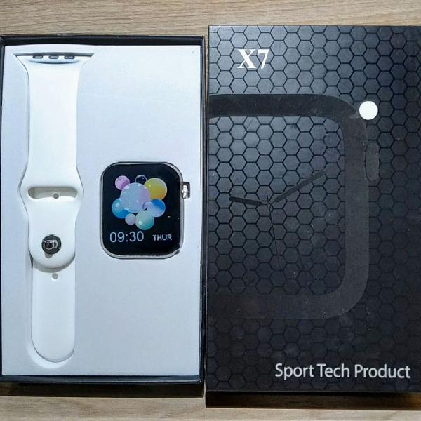 Relogio Smart Watch X7 Bluetooth-ios E Android branco | Shopee Brasil