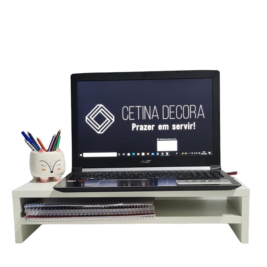 Base Para Monitor / Notebook / Laptop / Televisores Suporte De Mesa Em ...