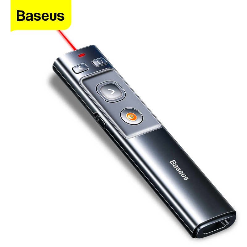 Baseus Wireless Presenter USB& USB C Laser Pointer with Remote Control ...