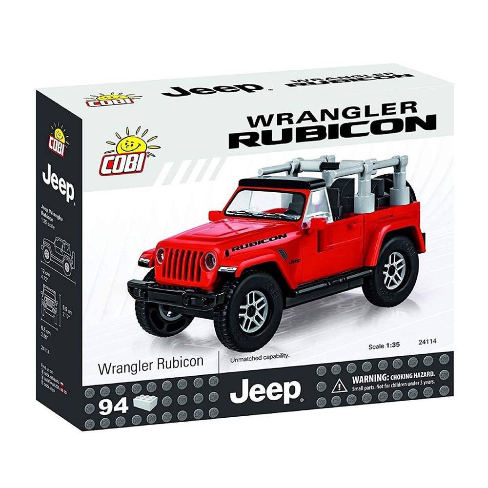 Blocos de Montar Carro Jeep Wrangler Rubicon - 94 Peças - 1:35 - Cobi ...