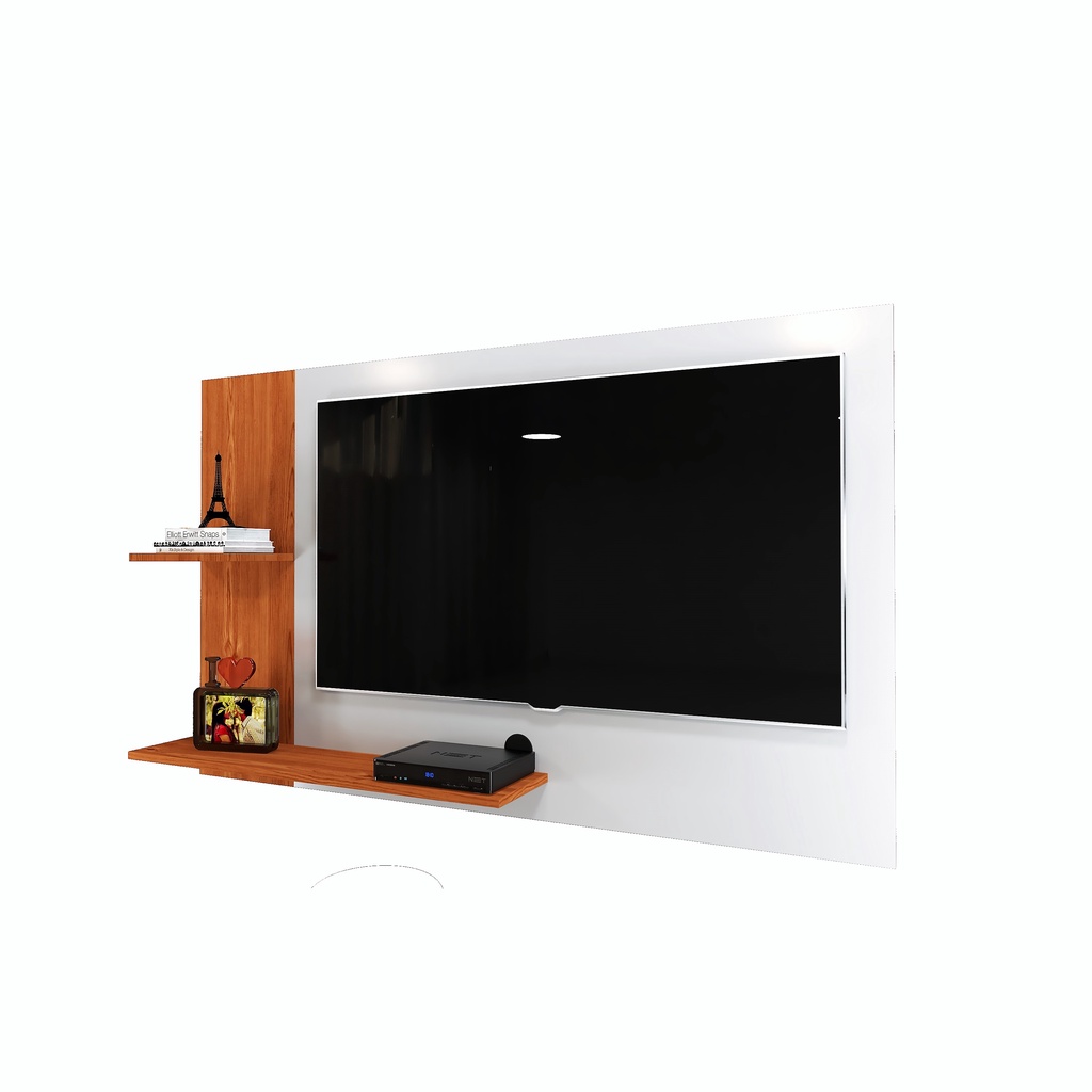 PAINEL FOX BRANCO PARA QUARTO (TV 32 Polegadas) - BRANCO/NATURE | Shopee Brasil