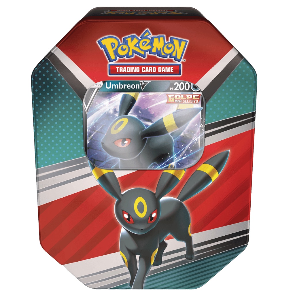 Lata Pokemon Herois V Umbreon V 31221 - Copag | Shopee Brasil