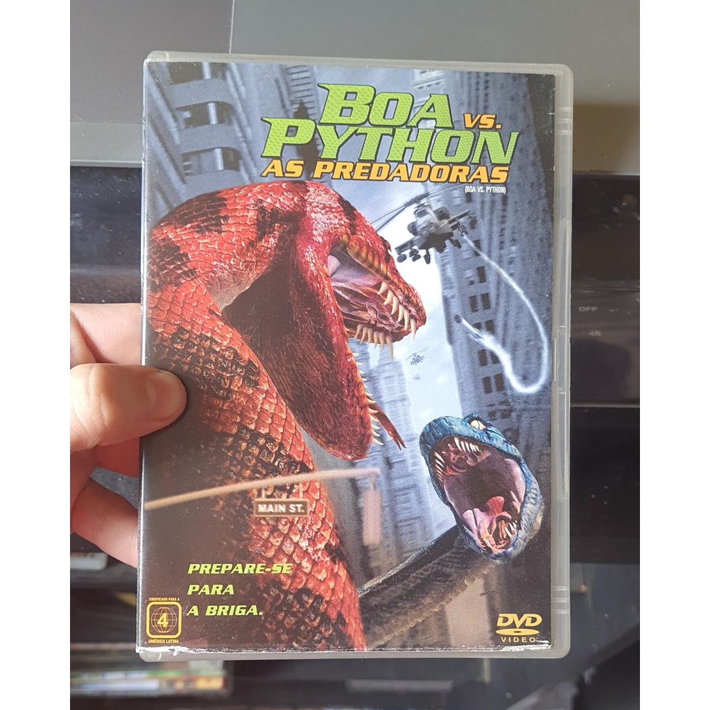 DVD Boa Vs. Python - As Predadoras | Shopee Brasil