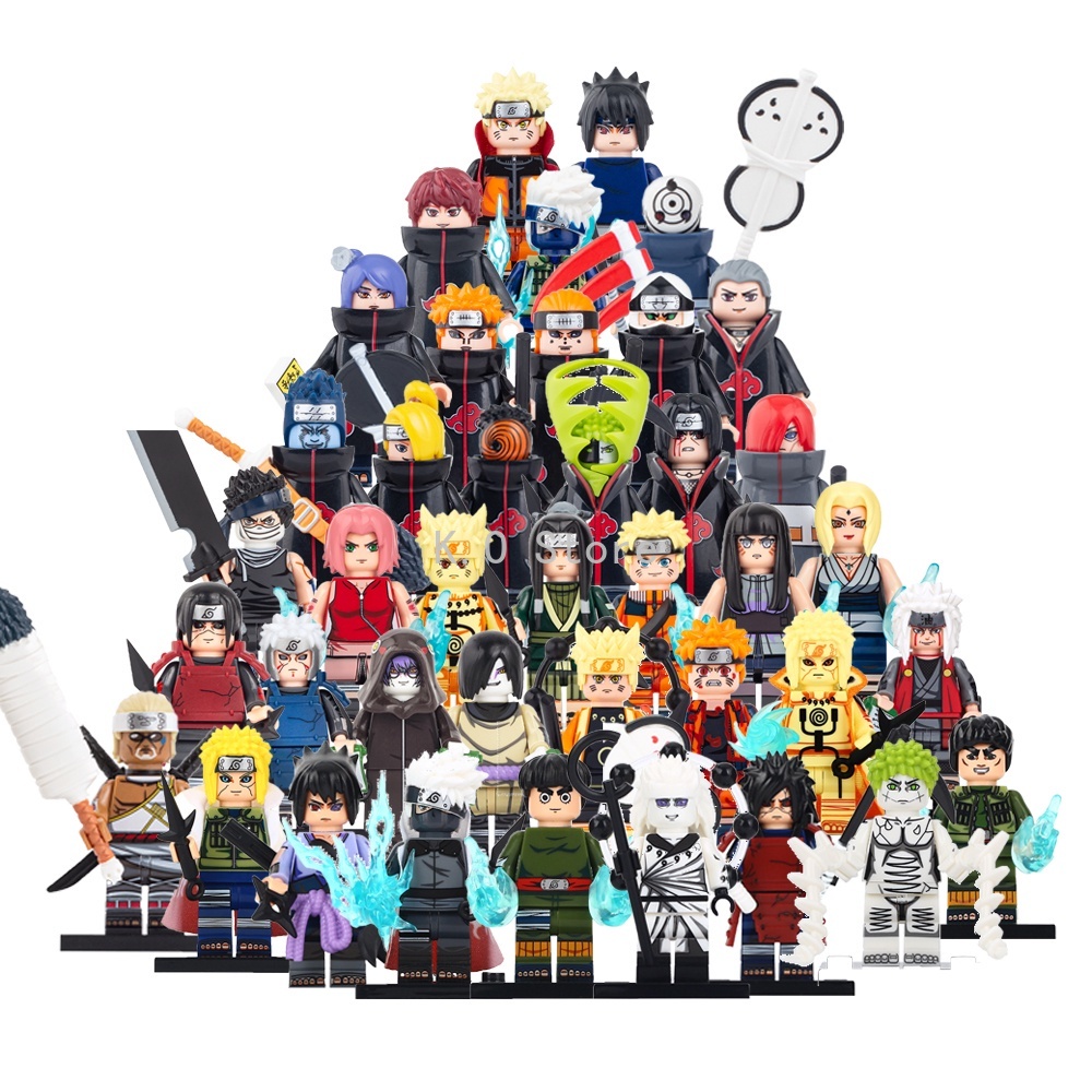 Lego Minifigures Naruto Building Blocks Brinquedos Para Crianças ...