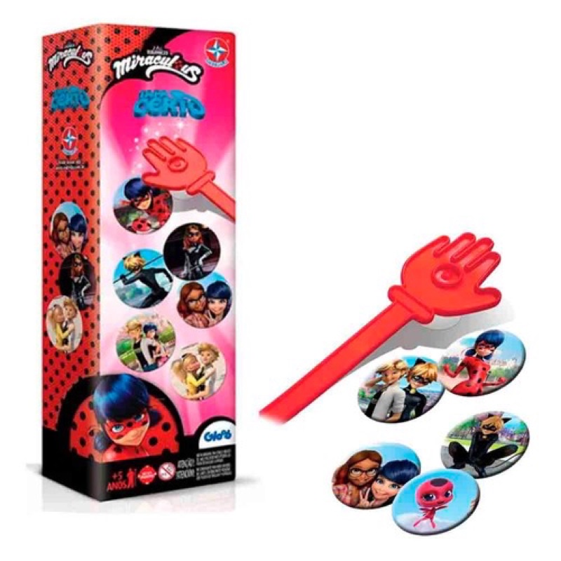 Jogo Tapa Certo Miraculous Ladybug | Shopee Brasil