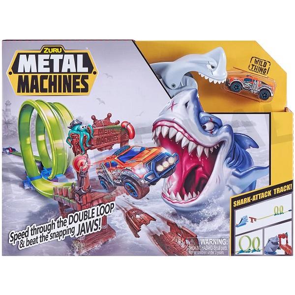 Pista Metal Machines Shark Attack Candide | Shopee Brasil