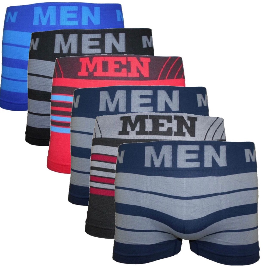 kit 10 Cueca Boxer Men cuecas box Lisa e Estampada Adulto Atacado ...