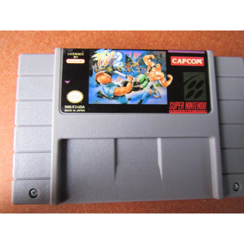 Cartucho Fita Para Super Nintendo Snes Final Fight 2 Shopee Brasil