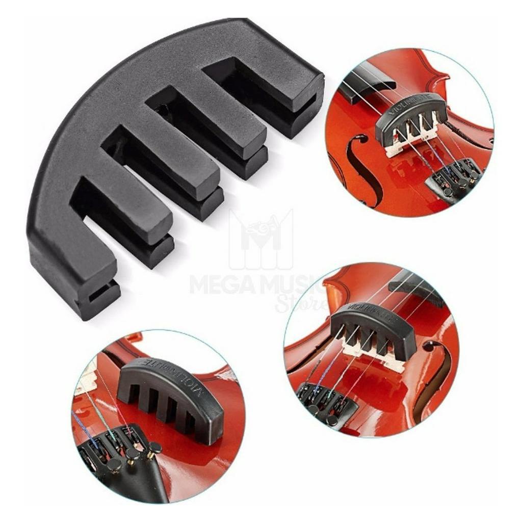 Surdina Violoncelo Cello Modelo Garfo Borracha Torelli | Shopee Brasil
