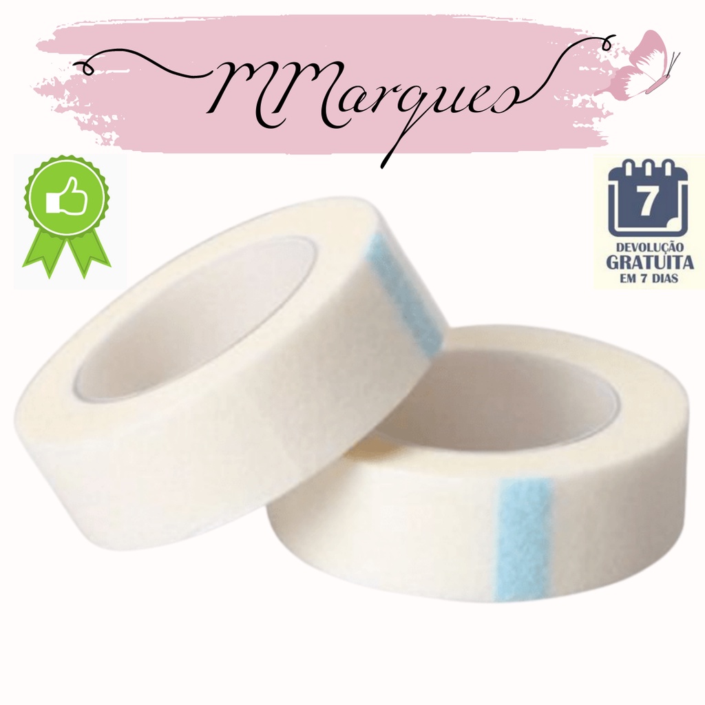 FITA MICROPORE TRANSPORE ALONGAMENTO DE CÍLIOS 4,5M | Shopee Brasil