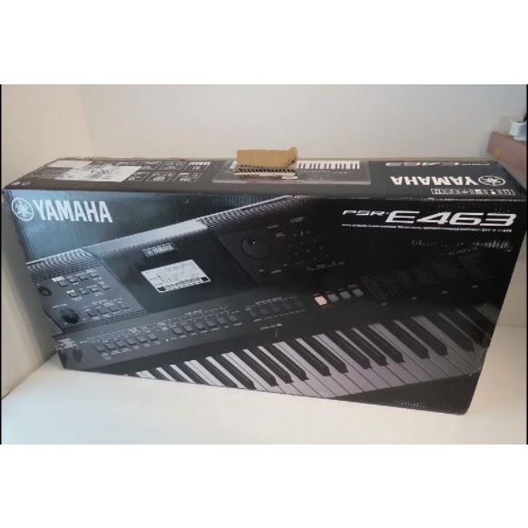 Yamaha PSR-E463 Portable Keyboard HOME ESSENTIALS BUNDLE | Shopee Brasil