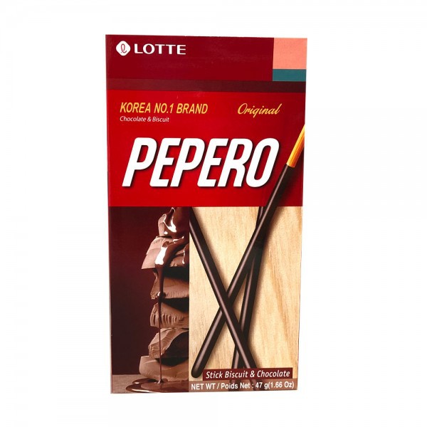 Chocolate Coreano Importado Pepero Biscoito Palito Lotte Tradicional 47g - Nature Alimentos ...