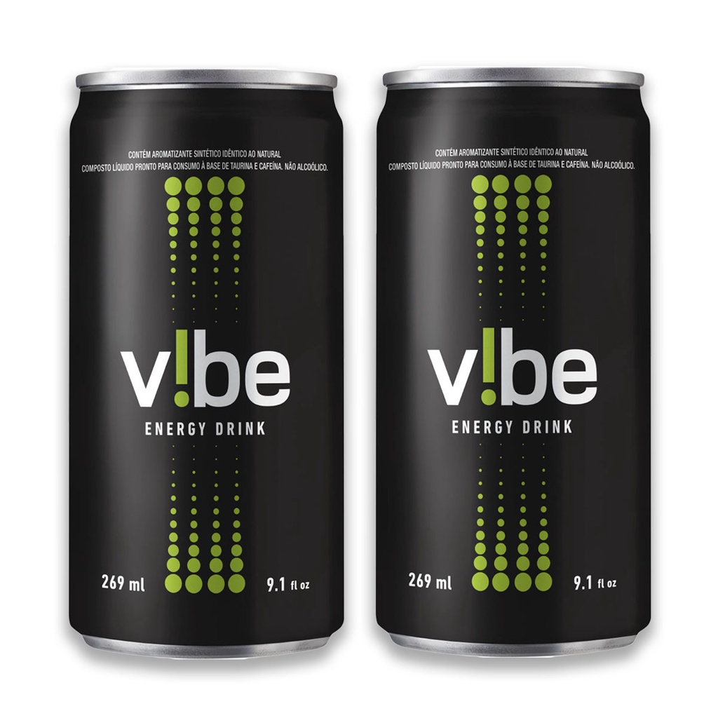 Kit 2 Energéticos Vibe Energy Drink 269ml | Shopee Brasil
