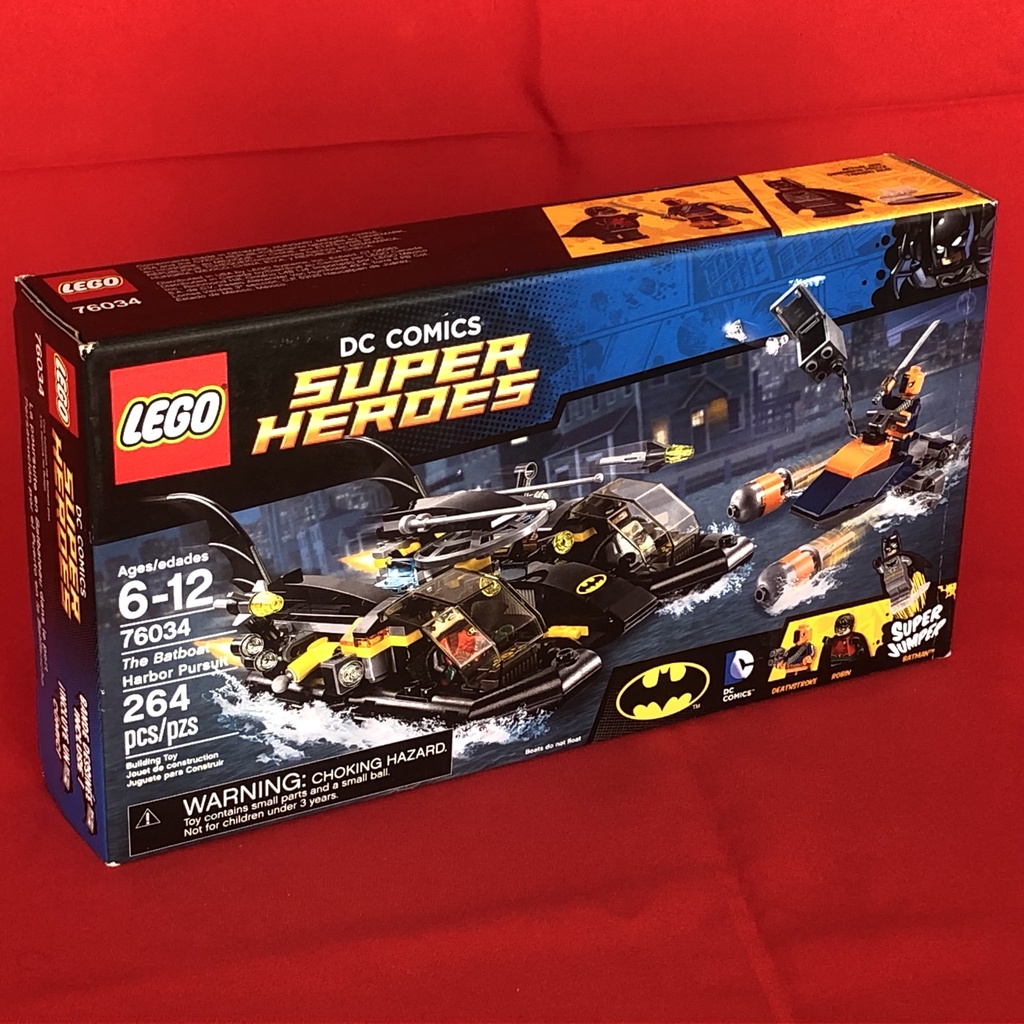 Lego DC Comics Super Heroes 76034 BATMAN The Batboat Harbor Pursuit ...