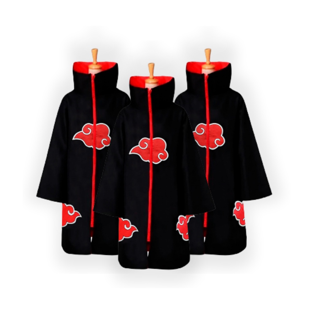 Manto Akatsuki Itachi Naruto Cosplay Infantil, Juvenil e Adulto ...