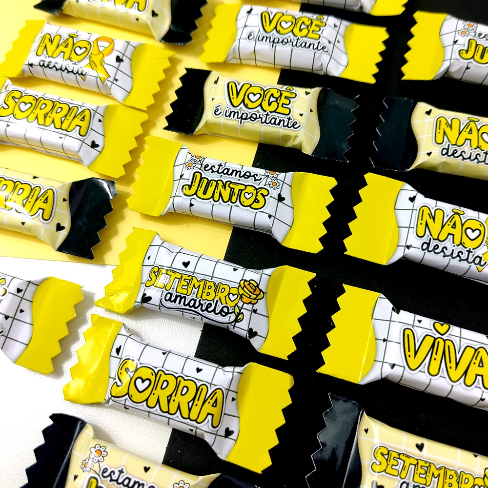 Balas Personalizada - Mimos para clientes "Setembro Amarelo" | Shopee ...