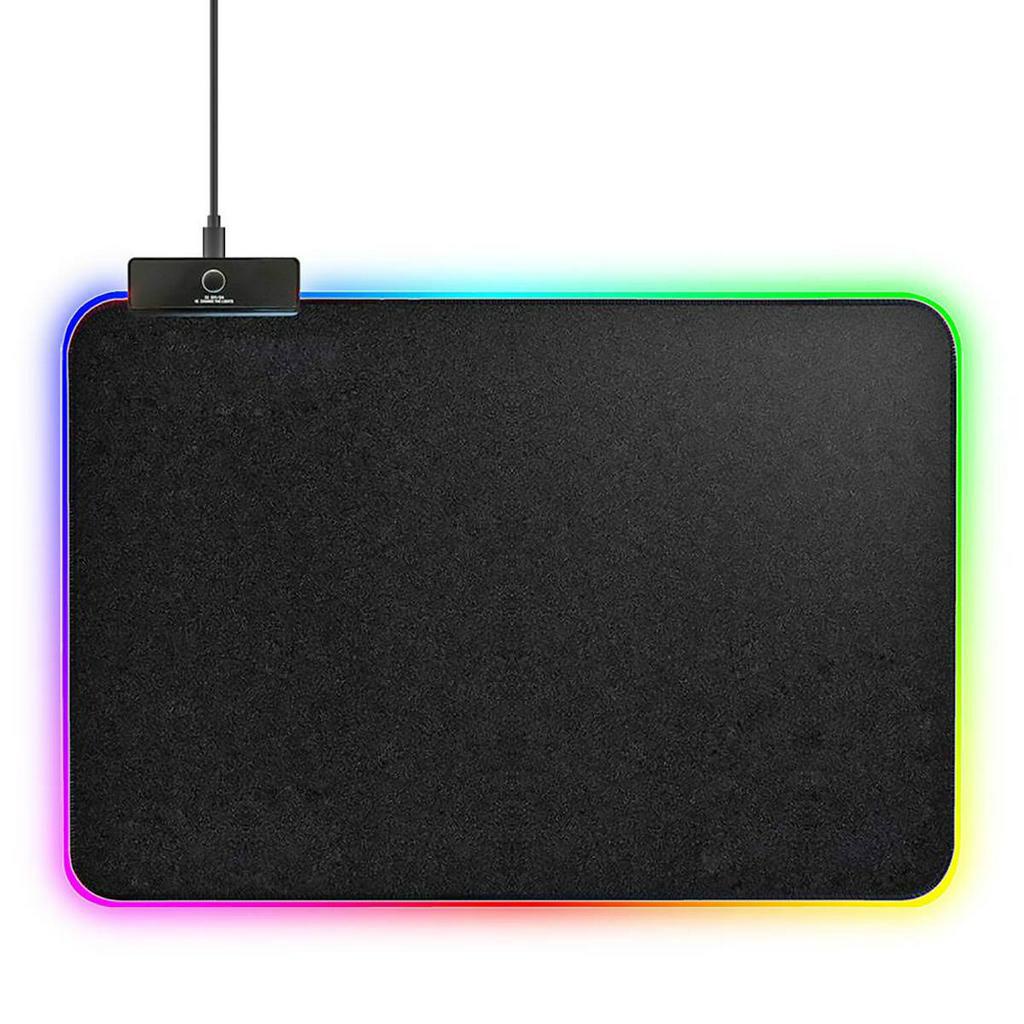 Mouse Pad Gamer com Borda de LED 350x250x3mm 14 Modos Espectro ...