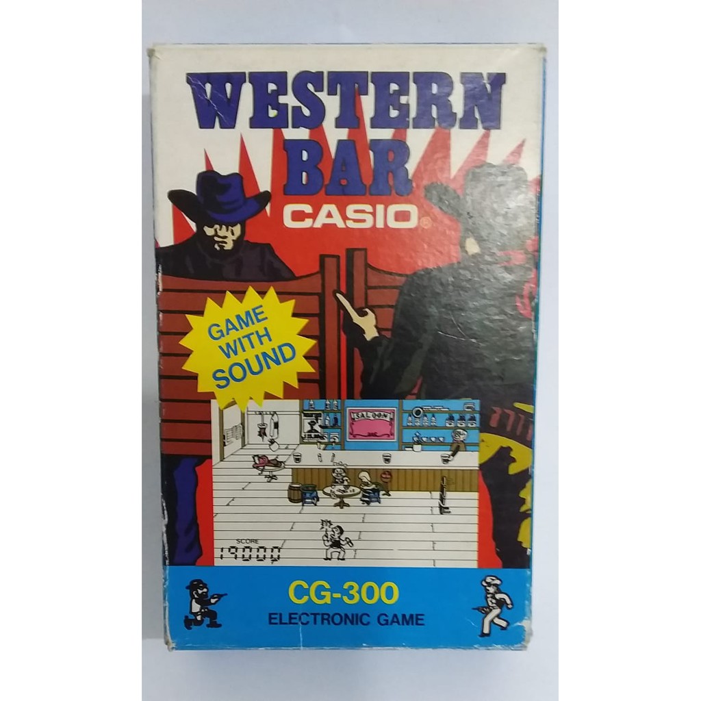 Western Bar Casio Game. FUNCIONANDO! COMPLETO! Manual, caixa, game.CG ...