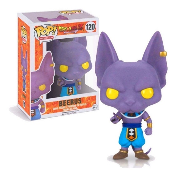 Funko Pop Beerus #120 Dragonball Z Bills | Shopee Brasil