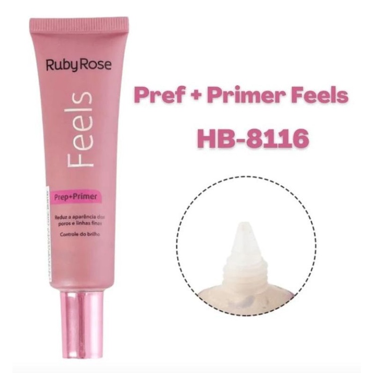 Prep + Primer Facial Feels Ruby Rose | Shopee Brasil